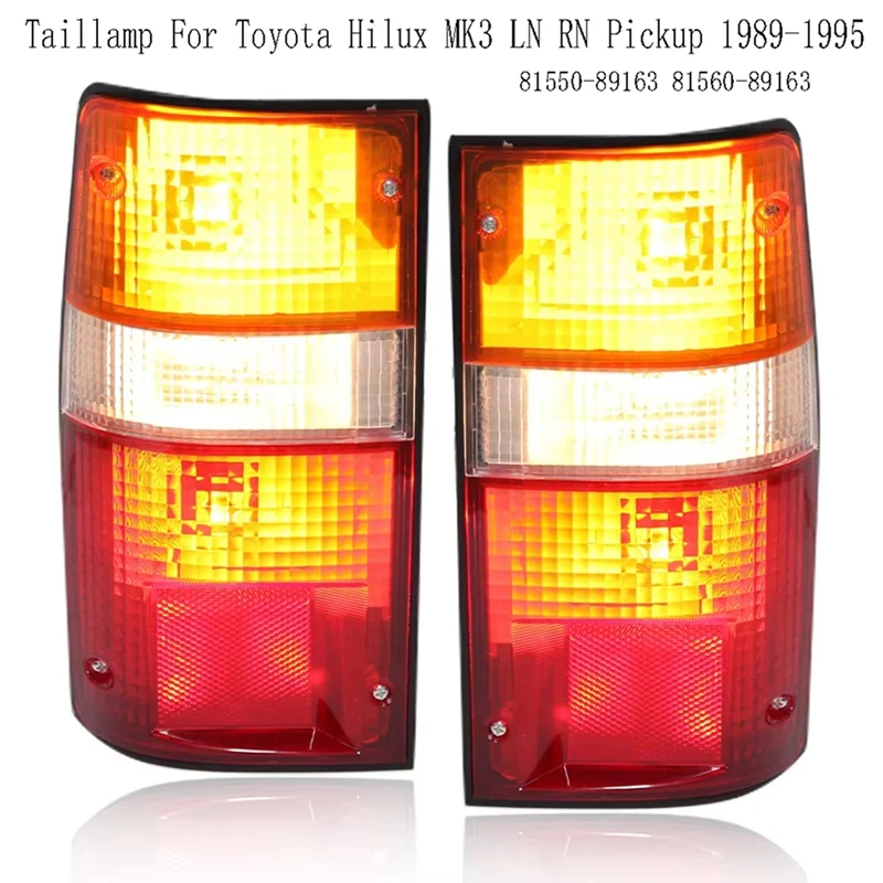 Taillamp Rear Warning Reflector Lamp For Toyota Hilux MK3 LN RN Pickup ...