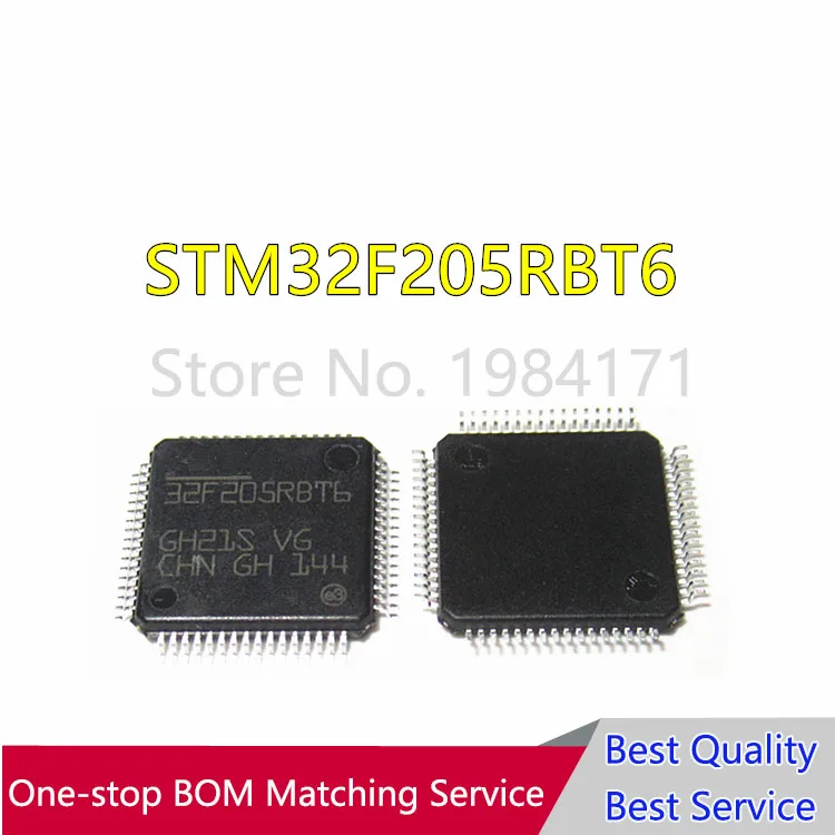 10pcs STM32F205RBT6 32F205RBT6 LQFP64 Novo|10pcs|pcs - AliExpress