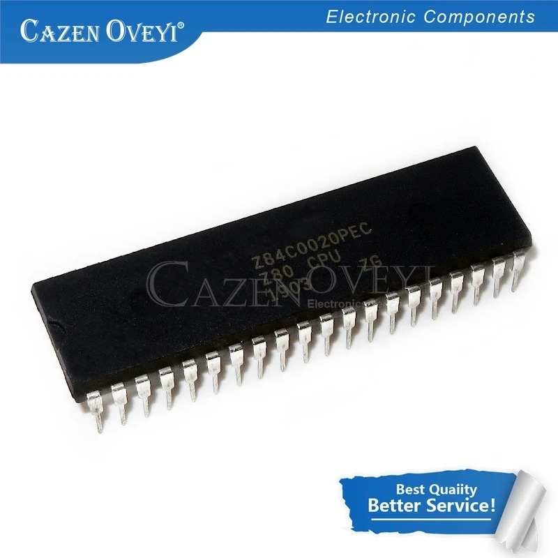 5 pçs/lote Z80 CPU Microprocessador IC DIP-40 Z84C0020PEC Z80CPU Z80 ...