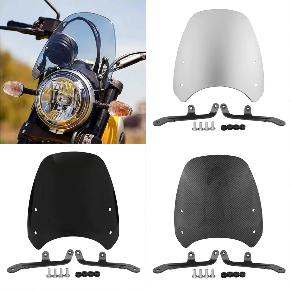 Windscreen Screen For Triumph Bonneville T100 T120 1200 EFI Thruxton ...