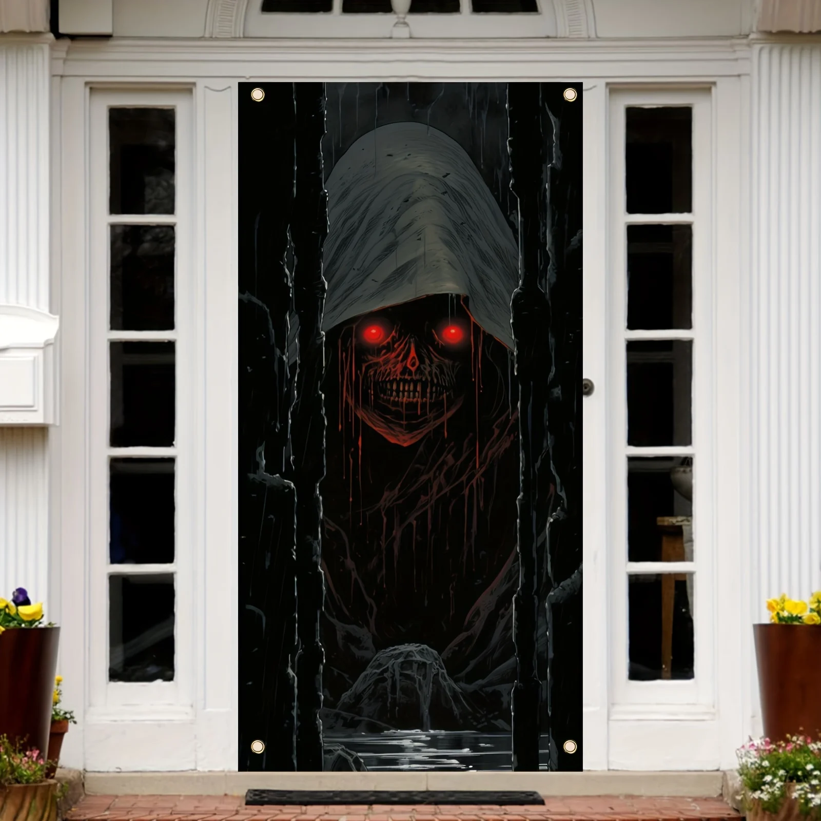 Scary Front Door Cover