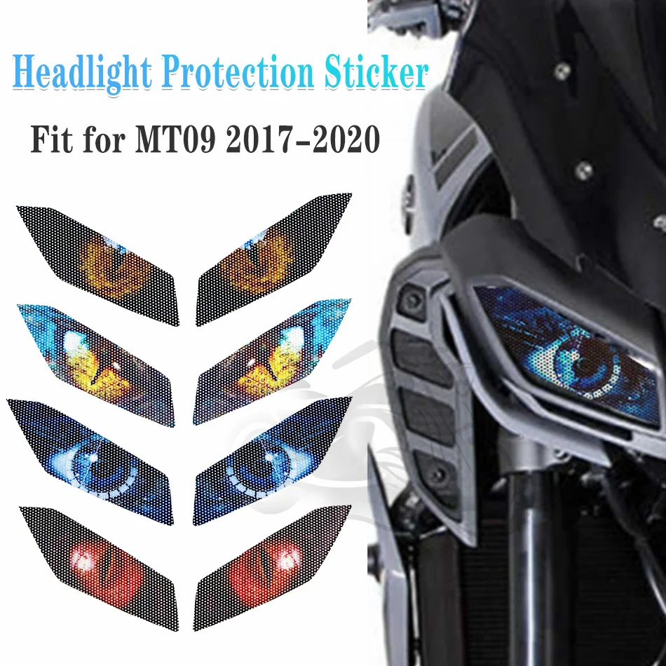 Motorcycle Headlight Stickers Mt09 | Yamaha Mt 09 Accessories Headlight ...