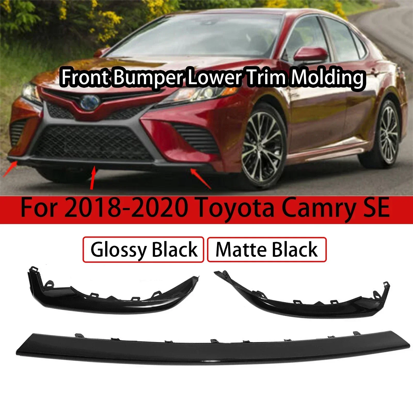 For-TOYOTA-Camry-SE-XSE-2018-2020-Replacement-part-Front-Bumper ...