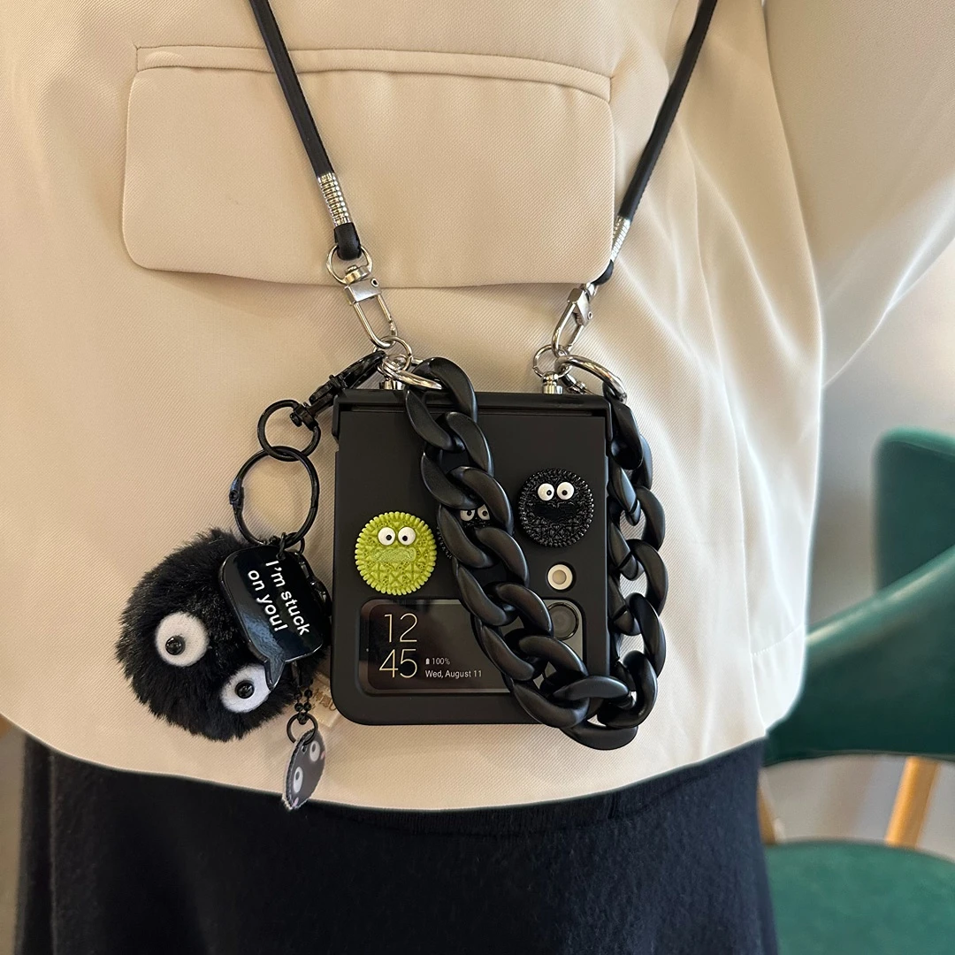 Korean-Crossbody-Lanyard-Strap-Portable-Wrist-Bracelet-Hinge-Phone-Case ...