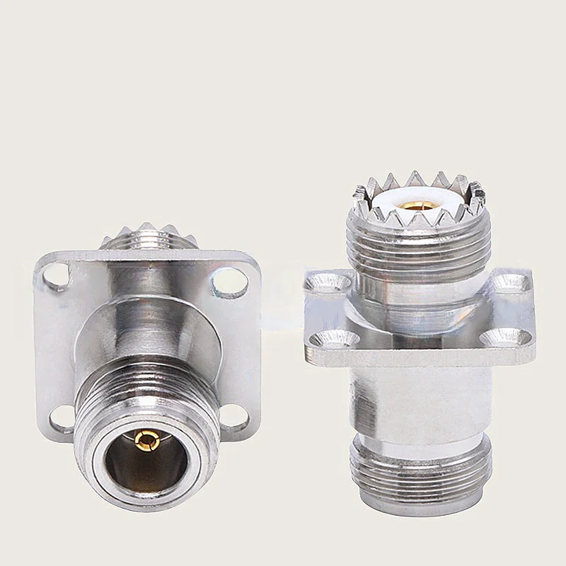 2PCS-LOT-N-Female-jack-to-UHF-Female-jack-flange-RF-Connector-Adapter.png