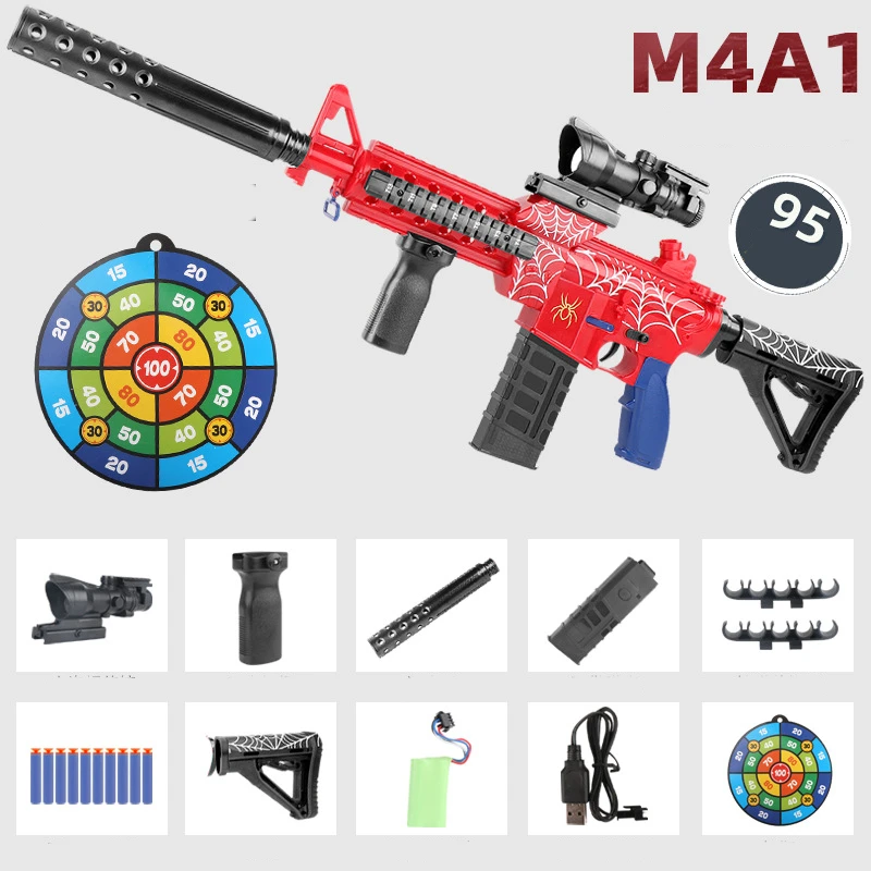 Electric-Toy-Guns-With-Soft-Bullet-Blaster-M4A1-Child-Weapons-Pistol ...