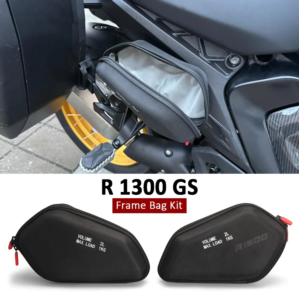 Motorcycle Side Frame Bag Storage Package Bags Waterproof Bag 2L FOR ...