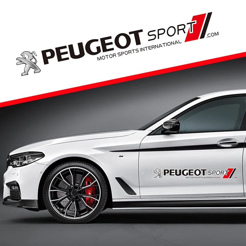 Vinyl-Car-Door-Sticker-Decal-Styling-Decoration-Accessories-For-Peugeot ...