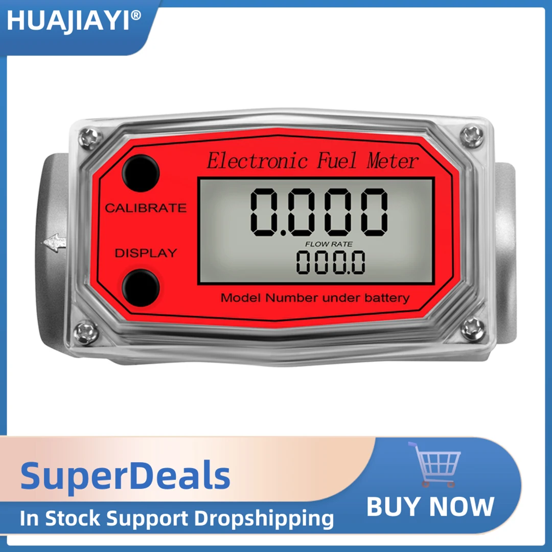 Stainless-Steel-Digital-Liquid-Flow-Meter-Electronic-Flowmeter-PCB ...