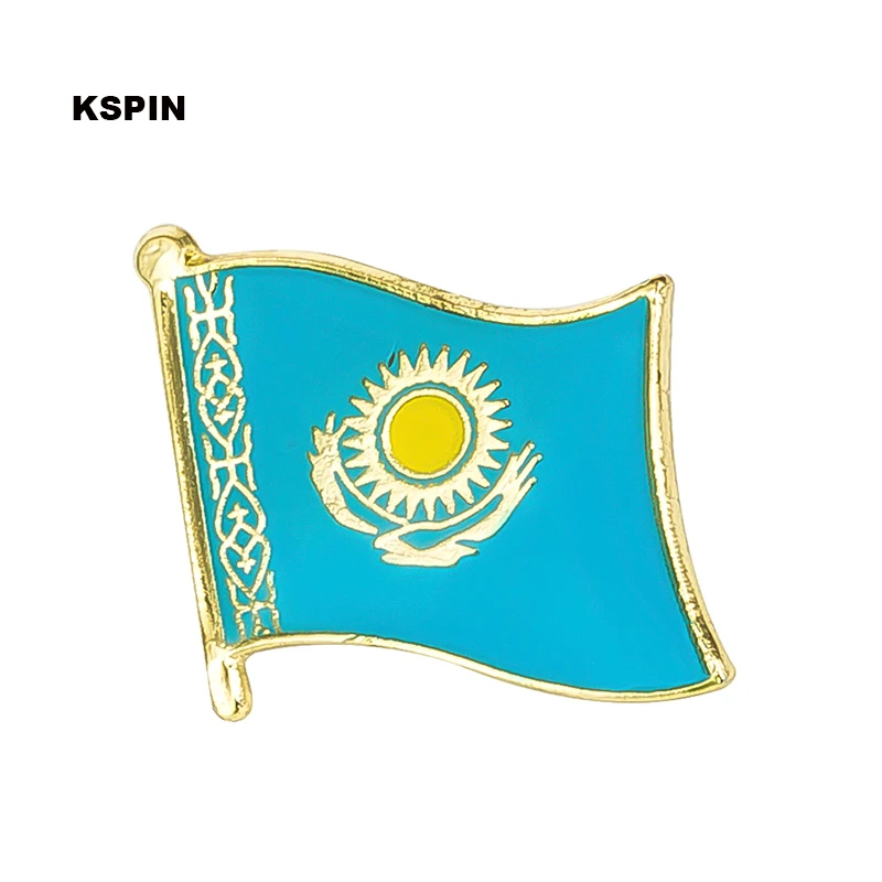 Kazakhstan-National-Flag-Metal-Pin-Badge-Decorative-Brooch-Pins-for ...