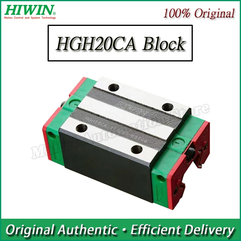 Taiwan-Original-HIWIN-HGH20CA-Block-Linear-Guide-Slider-HGH20-HG20-Linear-Guideway-Slider-New ...