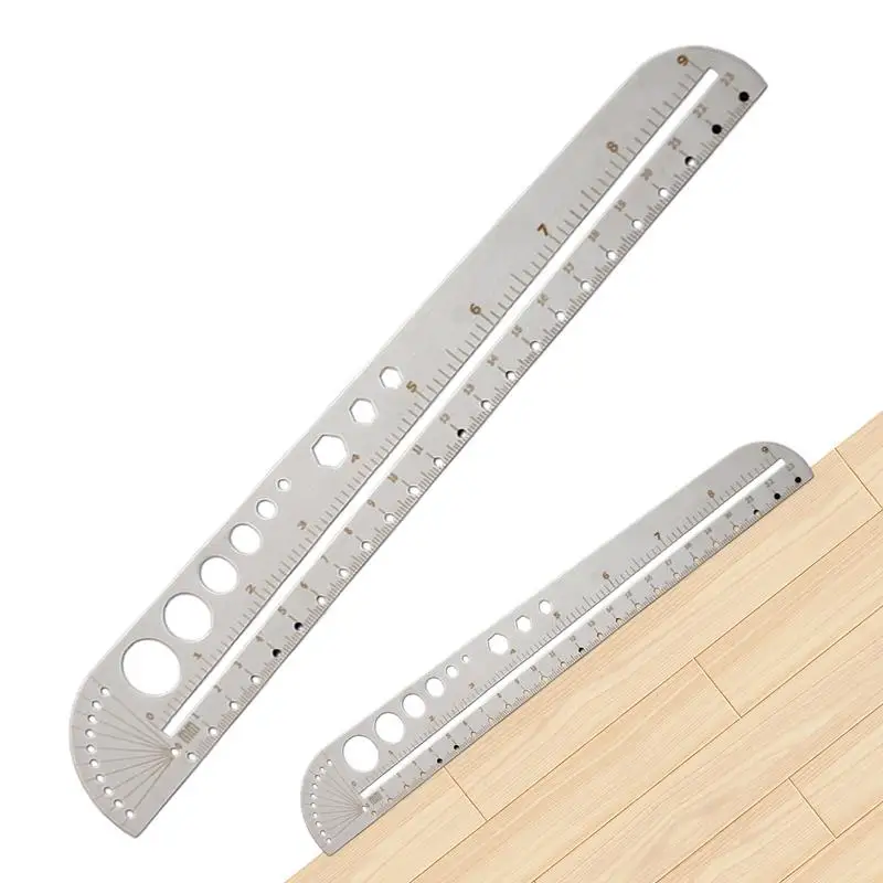 Geometric-Ruler-Stainless-Steel-Scale-Ruler-Metal-Ruler-Scale-Ruler ...