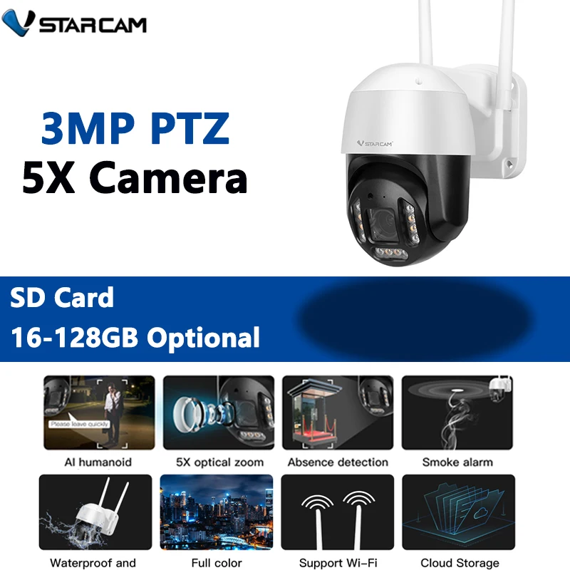 Vstarcam-New-Outdoor-Wireless-3MP-5X-Zoom-IP-Camera-Security-Protection ...
