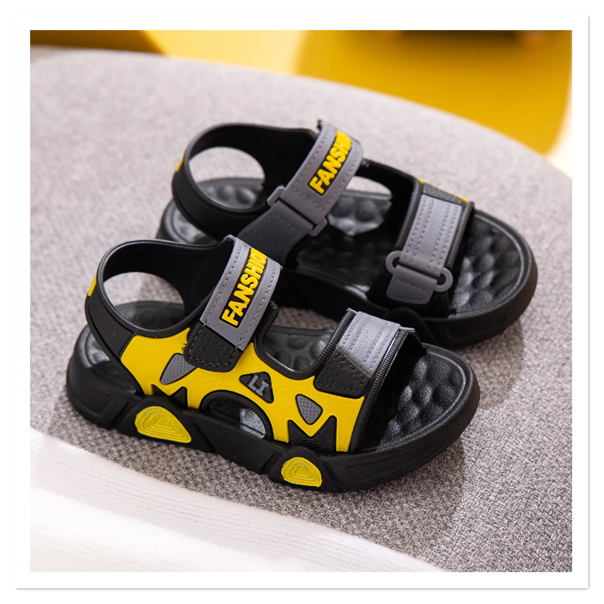 Home Children's Sandals Summer New Leisure Primary School Students Soft ...