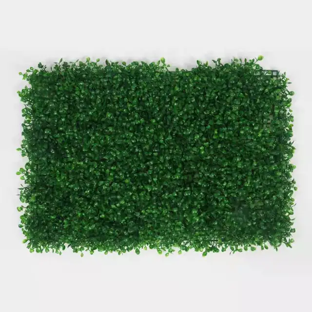 New Artificial Plant Rattan Fake Panel Lawn Simulation Lawn Green Leaf ...