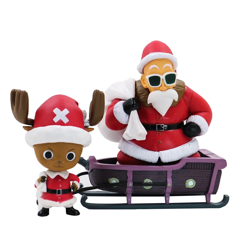 Figura de acción de Anime de Navidad, Tony Chopper, trineo maestro ...