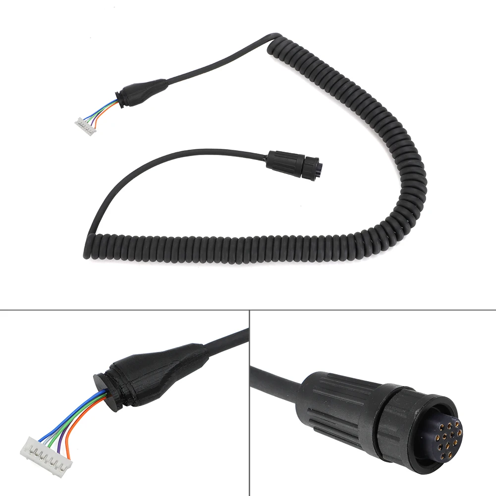 Microphone-Mic-harness-Cord-Cable-Garmin-VHF-200-Raymarine-VHF-215 ...
