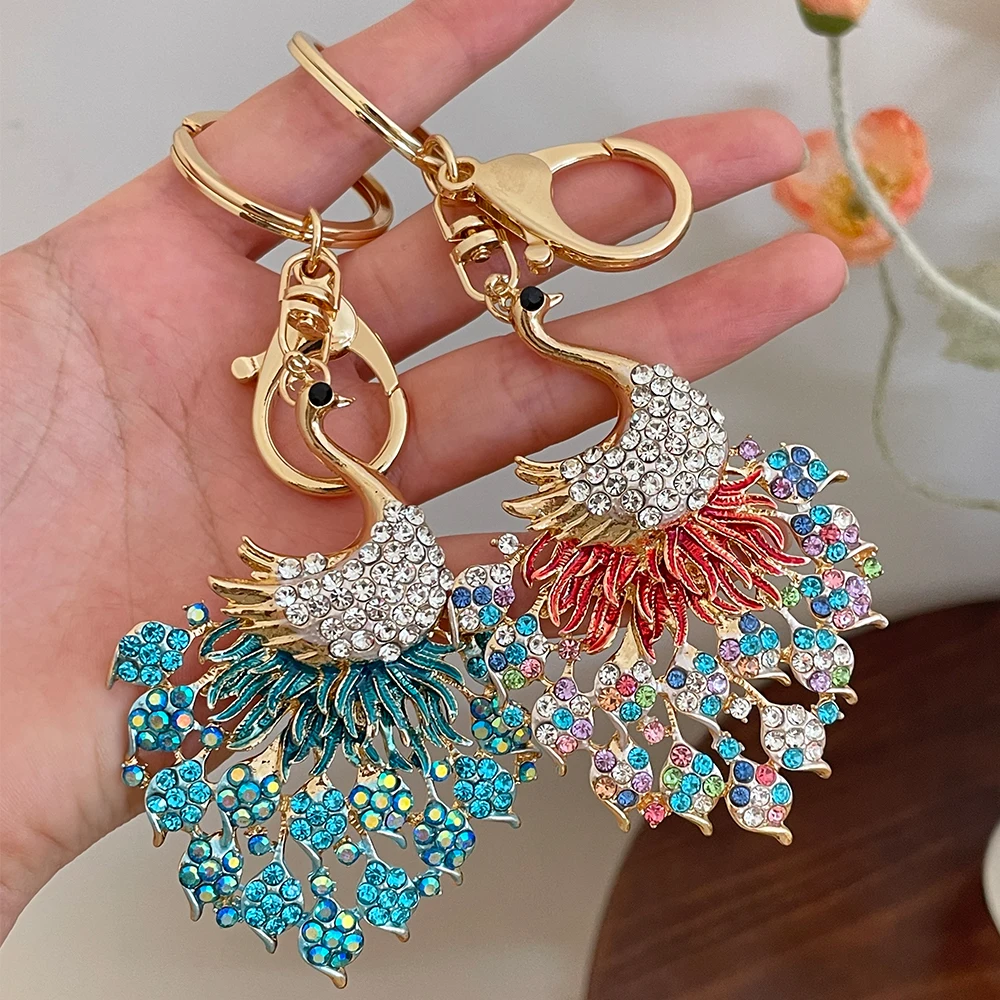 Peacock-Key-Ring-Women-s-Luxury-KeyChain-Bag-Pendant-Girl-s-Gift ...