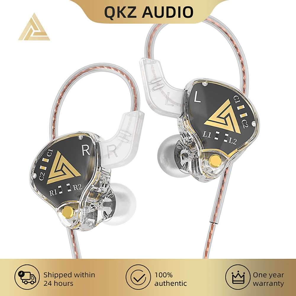 QKZ-AKX-HIFI-Heavy-Bass-Transparent-Earphones-IEM-Monitor-Level-3-5mm ...