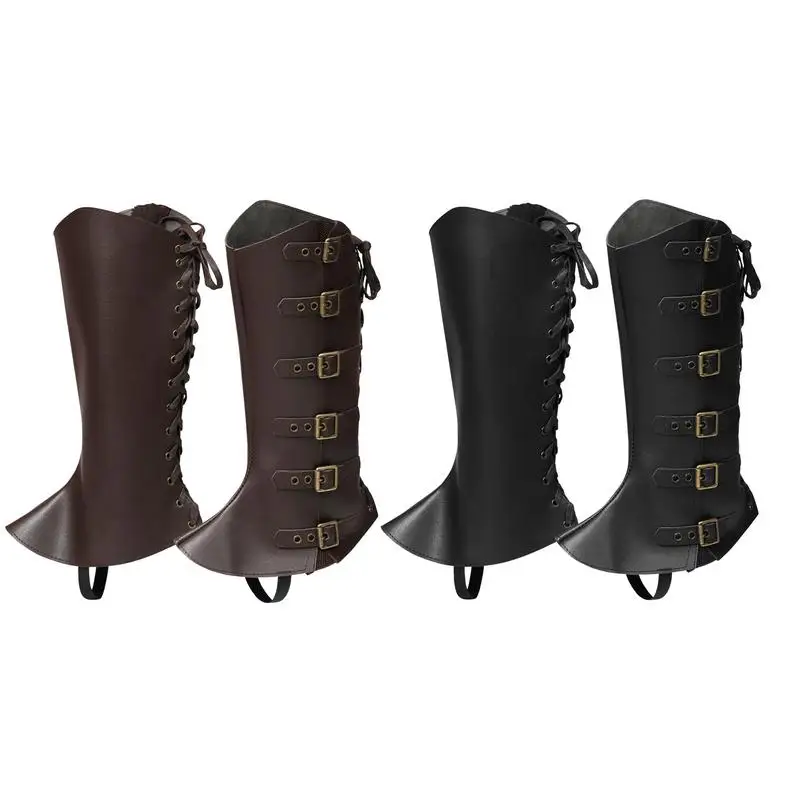 Boot-Covers-Cosplay-Pirate-Boot-Toppers-Costume-Accessory-In-PU-Leather ...