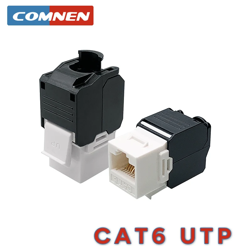 1pcs-RJ45-CAT6-Keystone-Jacks-Acoplador-De-Extens-o-Toolless-Rede ...
