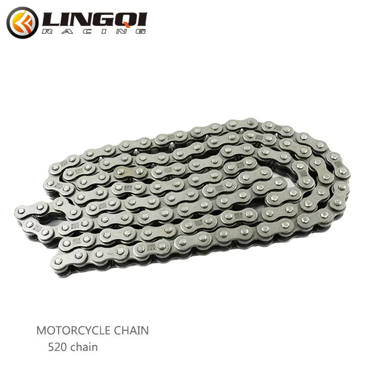 LINGQI 520 Chain 100 Link 110 120L Drive Chains With Links For ATV Quad ...