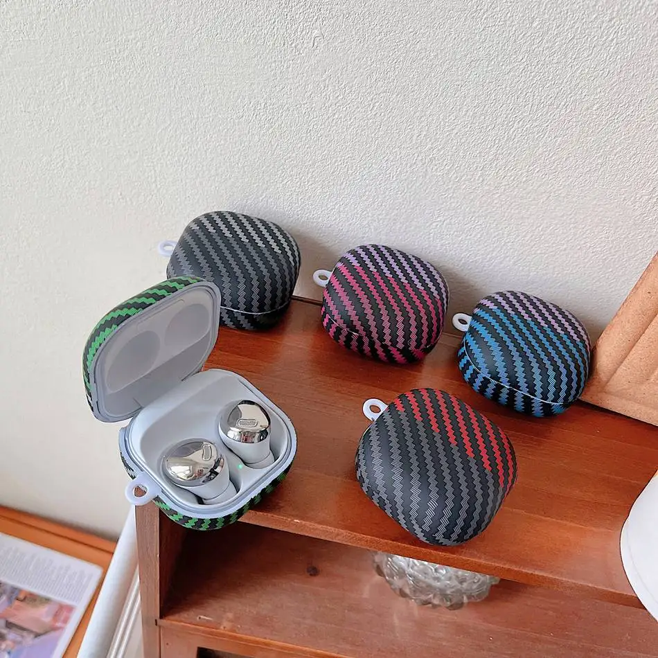 For-Samsung-Galaxy-buds-live-buds-2-Pro-buds-pro-Case-Luxury-Carbon ...