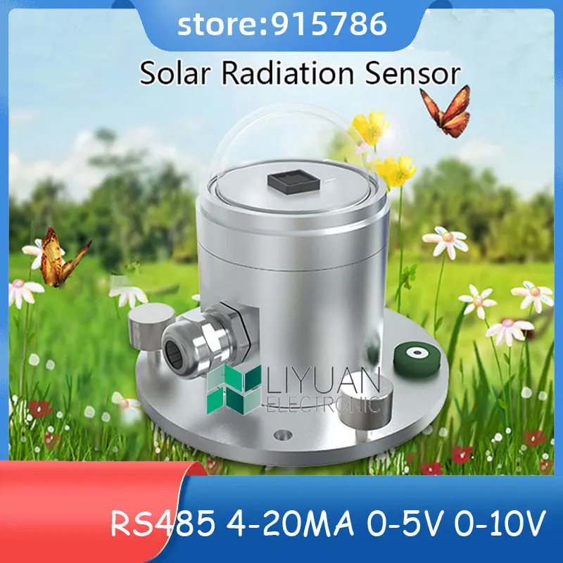 Weather monitoring solar radiation sensor RS485 sun radiation sensor ...