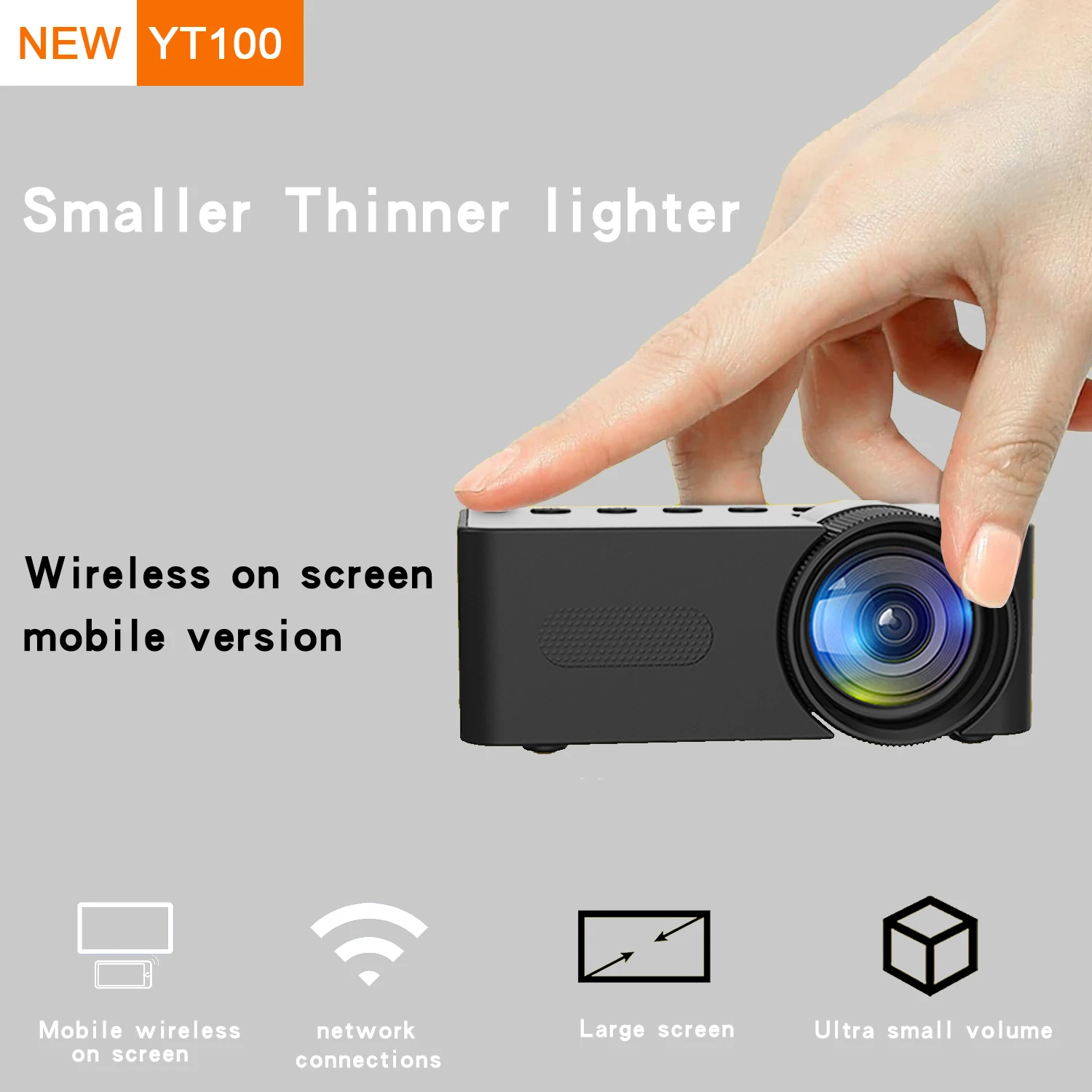 YT100-Home-Mini-Portable-Mini-Projector-HD-Wireless-Mini-Phone-Supports-5V2A-Mobile-Power-Supply ...