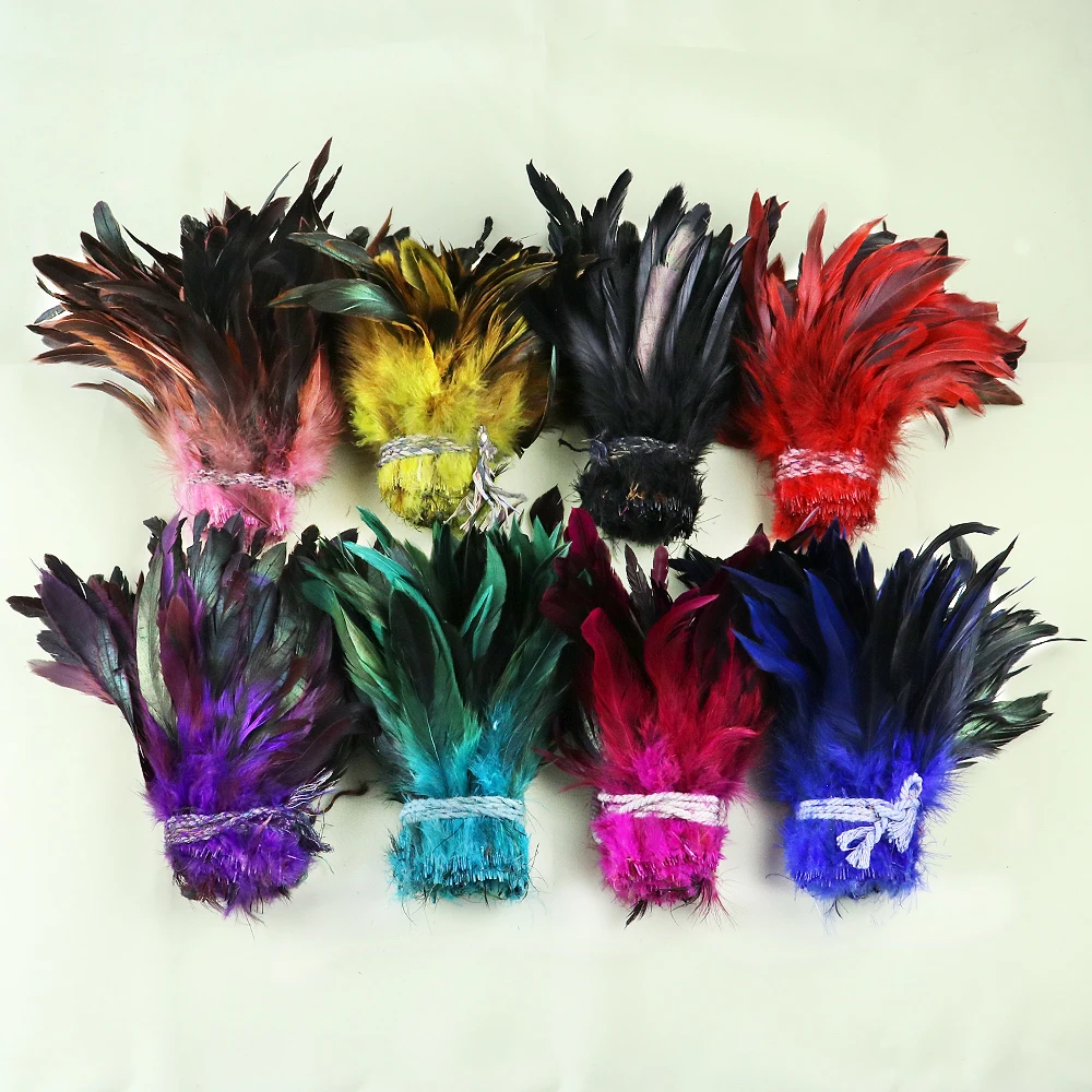 800pcs-Bunch-5-7Inch-Rooster-Feather-Strung-Chicken-Feather-DIY-Crafts ...