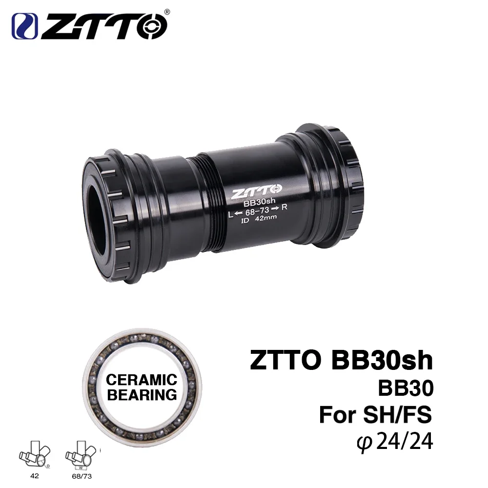 Ceramic BB30sh Press Fit Bicycle Bottom Brackets BB30 GXP 22 Adapter ...