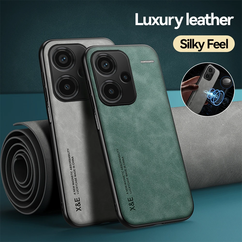 For Xiaomi Redmi Note 13 Pro Plus 5G Note13Pro+ SkinFeel Leather ...