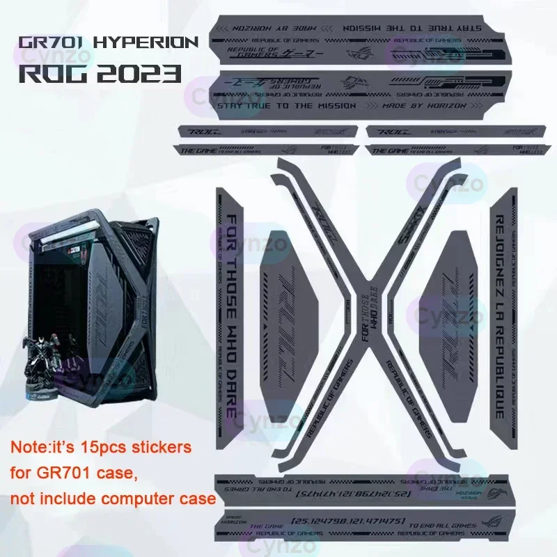 Suede-Stickers-For-ROG-GR701-Case-Cover-PC-Modding-Gamers-Cabinet-Frame ...