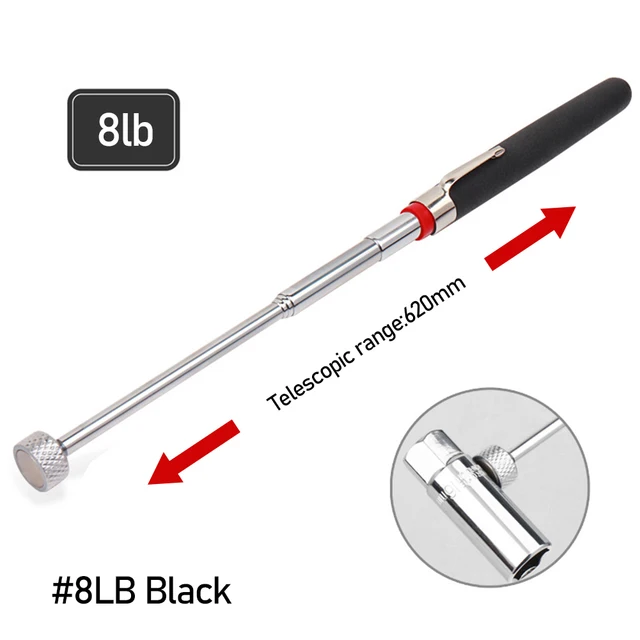 Mini Telescopic Magnetic Pen With Light Portable Hand Tools Capacity ...