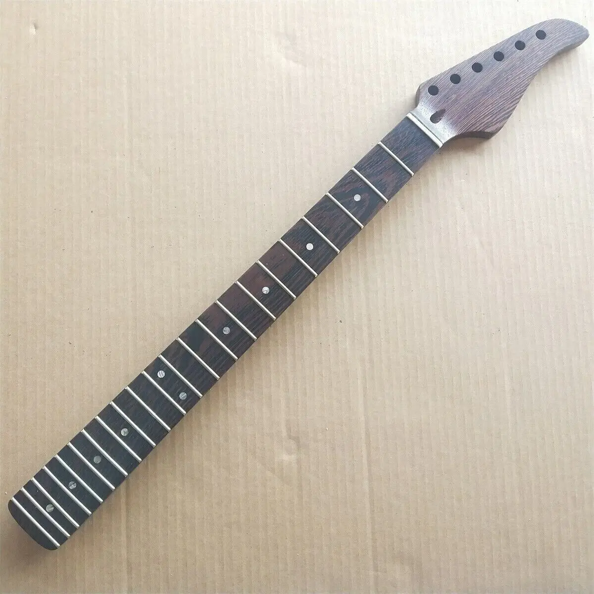 DIY-Electric-Guitar-Neck-22-Fret-Wenge-Fingerboard-Dot-Inlay-Suhr-Style ...