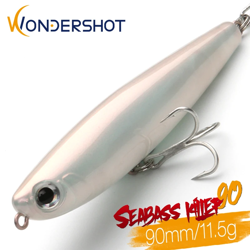 Wondershot-D02-Sparrow-90mm-11-5g-Fishing-Lures-Pencil-Topwater ...