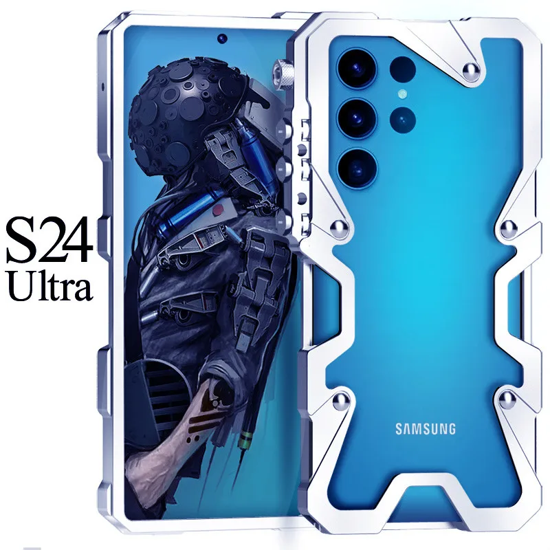 Armor-Screw-Metal-Frame-Shockproof-Cover-For-Samsung-galaxy-s24-Ultra ...