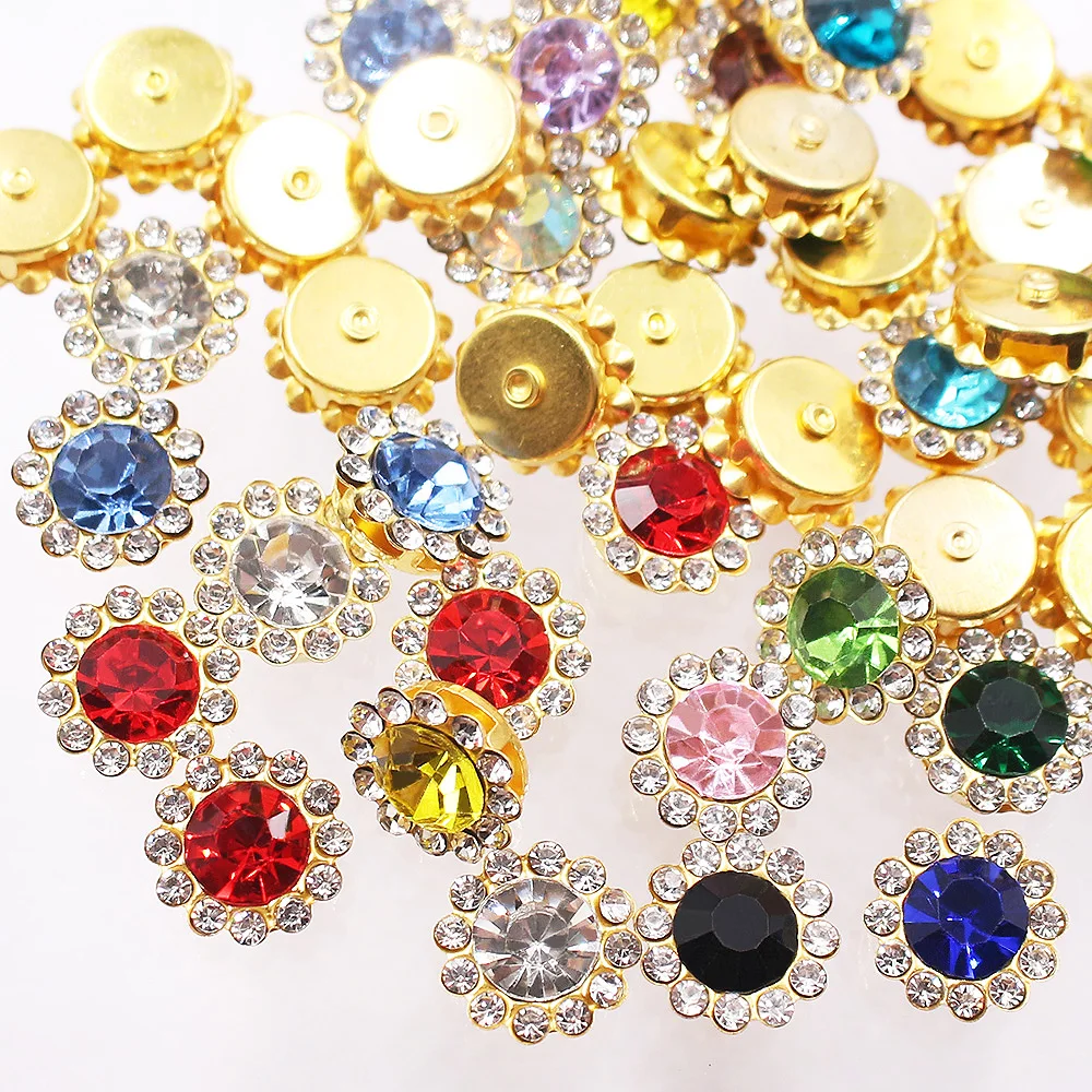 8mm-12mm Mix Color Shiny | Lace Sewing Rhinestones | Lace Claw Stones ...
