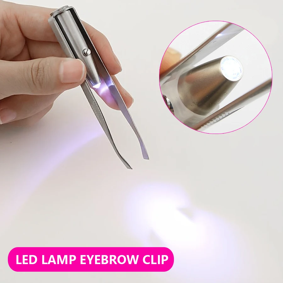Pinzas-de-Cejas-con-Luz-LED-Herramienta-de-Belleza-Precisa-e-Iluminada ...