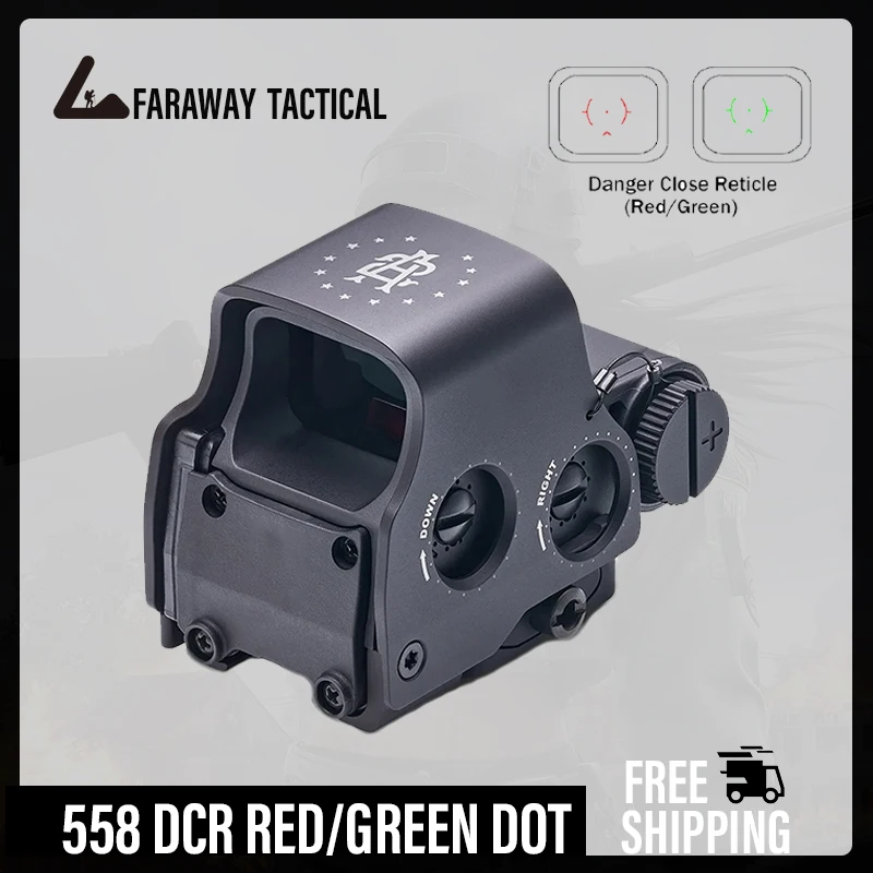 Red Green Dot Holographic Reflex Sight, EXPS อันตรายปิดขอบเขต Reticle ...