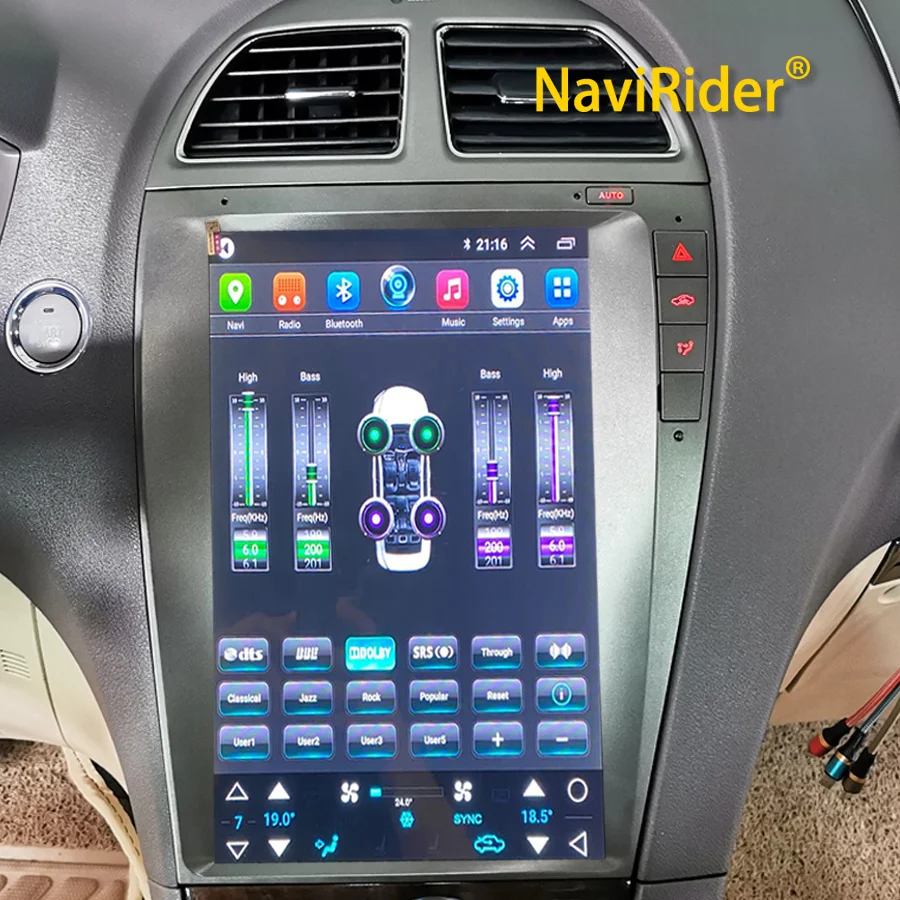 12-8inch-Tesla-Screen-2Din-Car-Radio-Carplay-For-Lexus-ES350-Android-ES ...