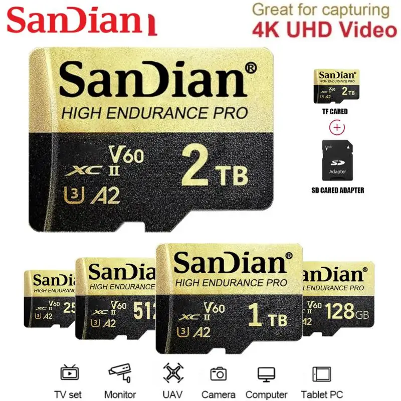 SanDian-SD-Card-128GB-256GB-512G-Micro-TF-Card-1TB-Memory-Card-High ...