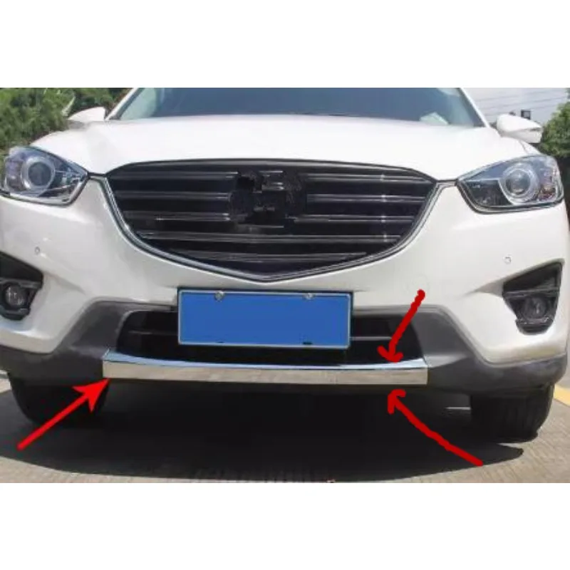 FIT FOR 2012-2016 mazda CX-5 CX5 CHROME FRONT LOWER BUMPER LIP GRILL ...