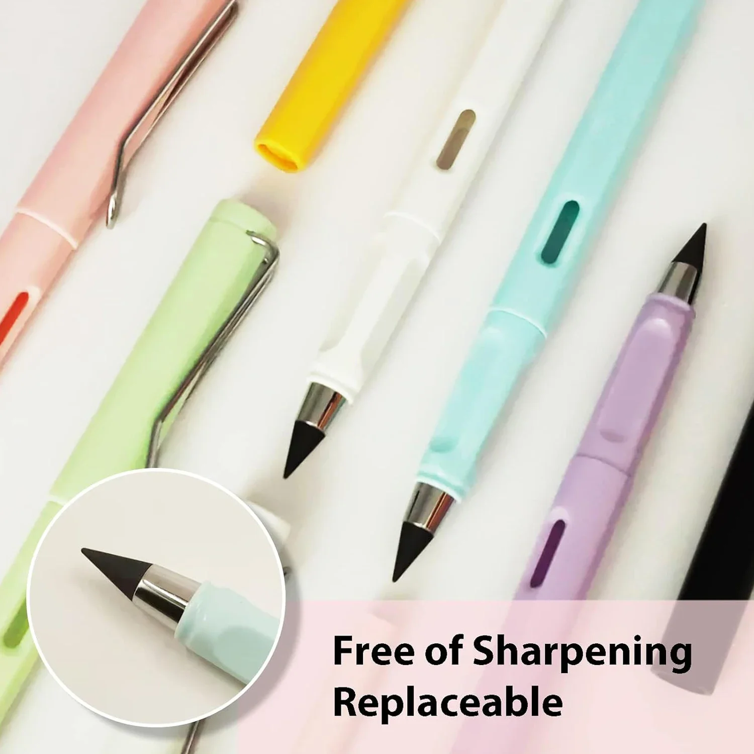 Inkless-Everlasting-Magic-Pencil-with-Eraser-Never-Sharpen-Pencil ...