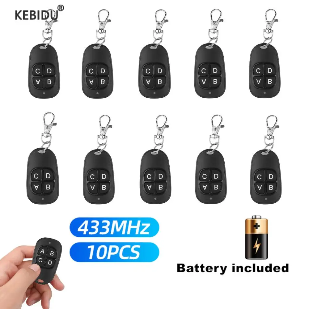 10pcs-433MHz-Remote-Control-Copy-Cloning-Garage-Door-Remote-Control ...