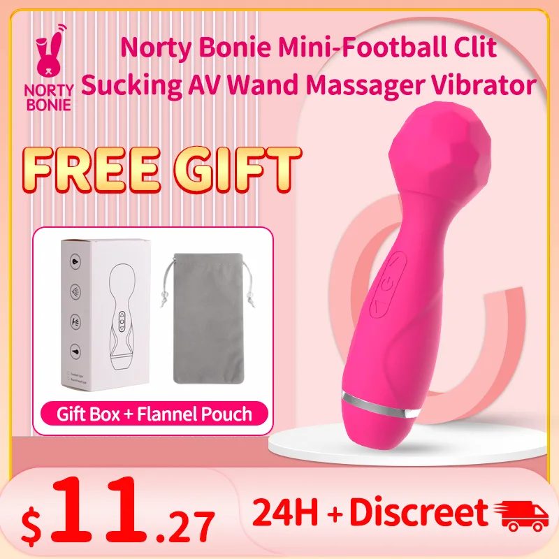Powerful Mini Magic Wand Vibrators For Women Clitoris Stimulator Av