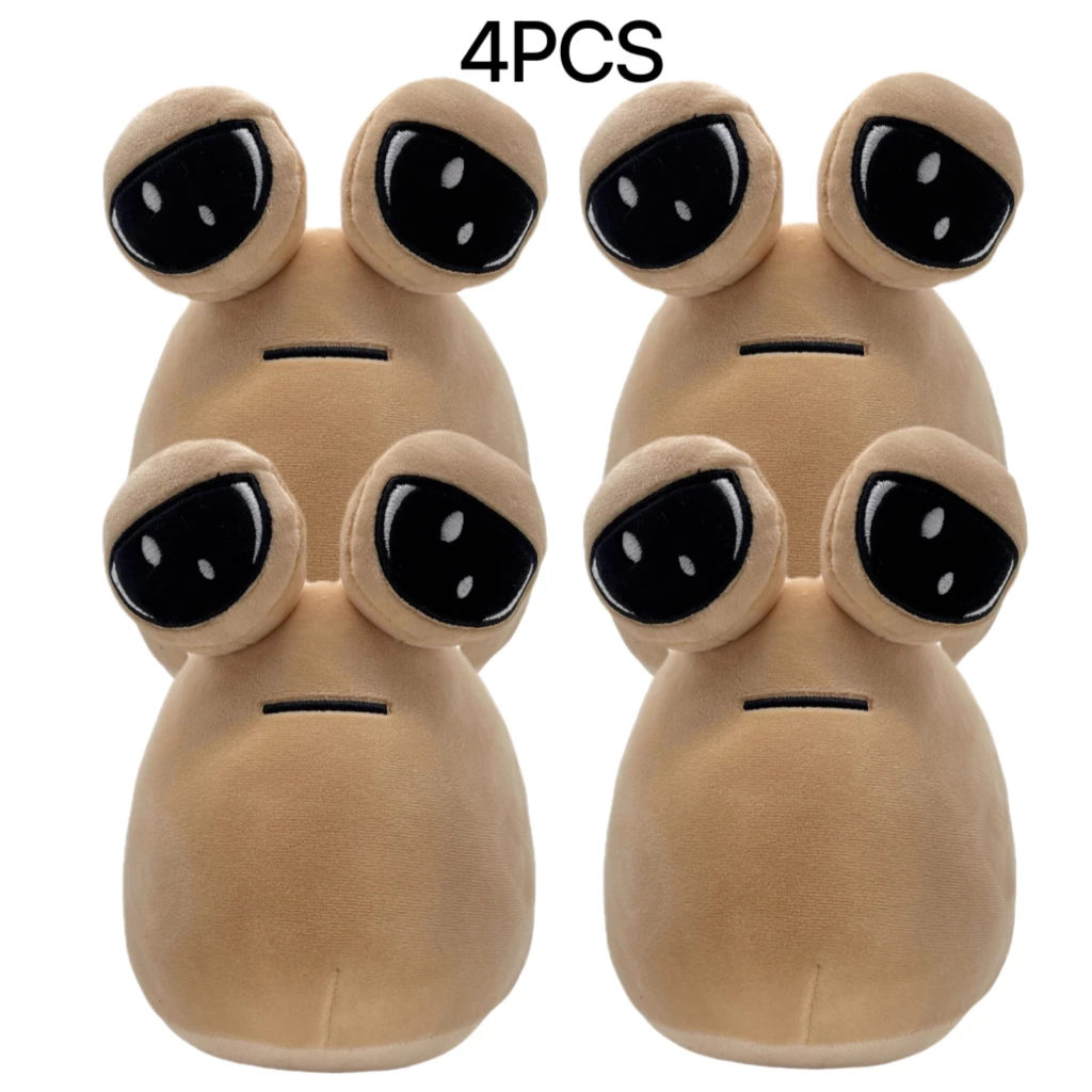 1-6Pcs 22Cm Anime Game The Maw My Pet Alien Pou Kawaii Cartoon Plush ...