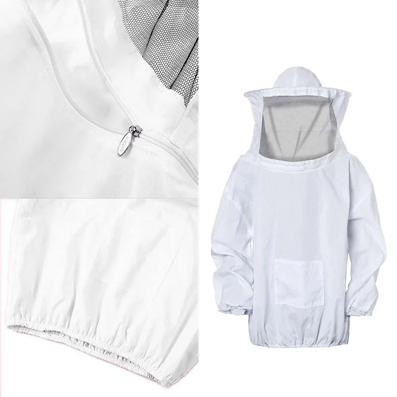 Beekeeping-Protective-Jacket-Smock-Suit-Bee-Keeping-Sleeve-Beekeeper ...