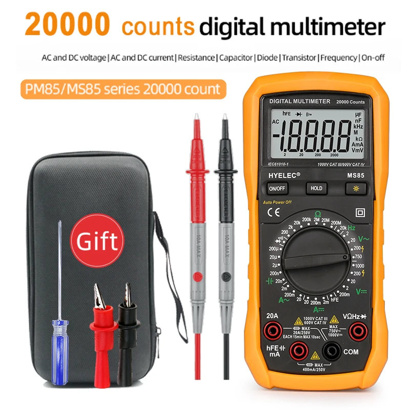 20000Counts-Multimeter-PEAKMETER-PM85-High-Precision-Professional-Meter ...