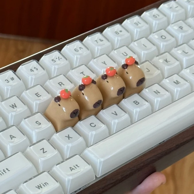 1pc-Cute-Capybara-Keycap-Anime-Key-Cap-Personalized-Keyboard-Cap-Custom ...